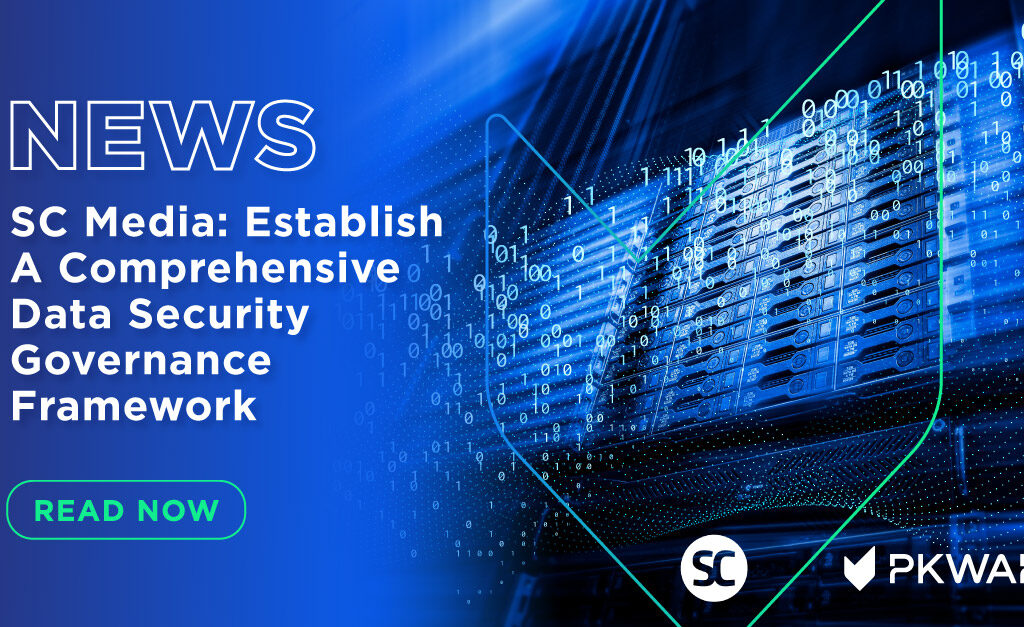 Establish A Comprehensive Data Security Governance Framework